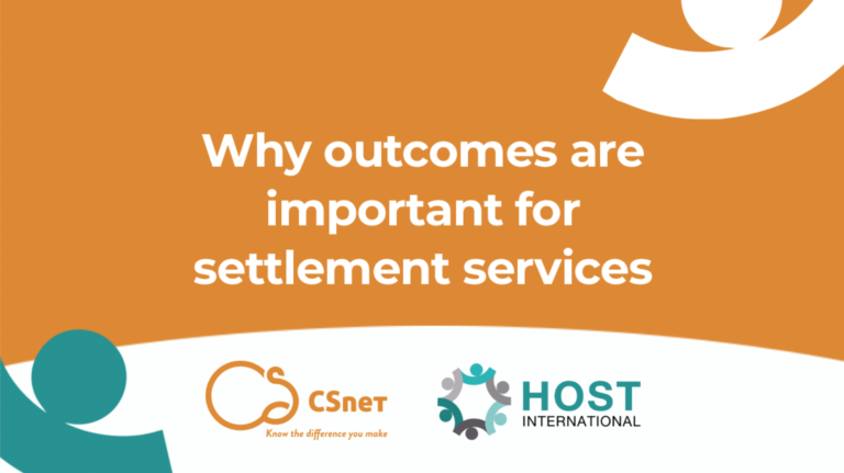 Why outcomes are important for settlement services – HOST International ...