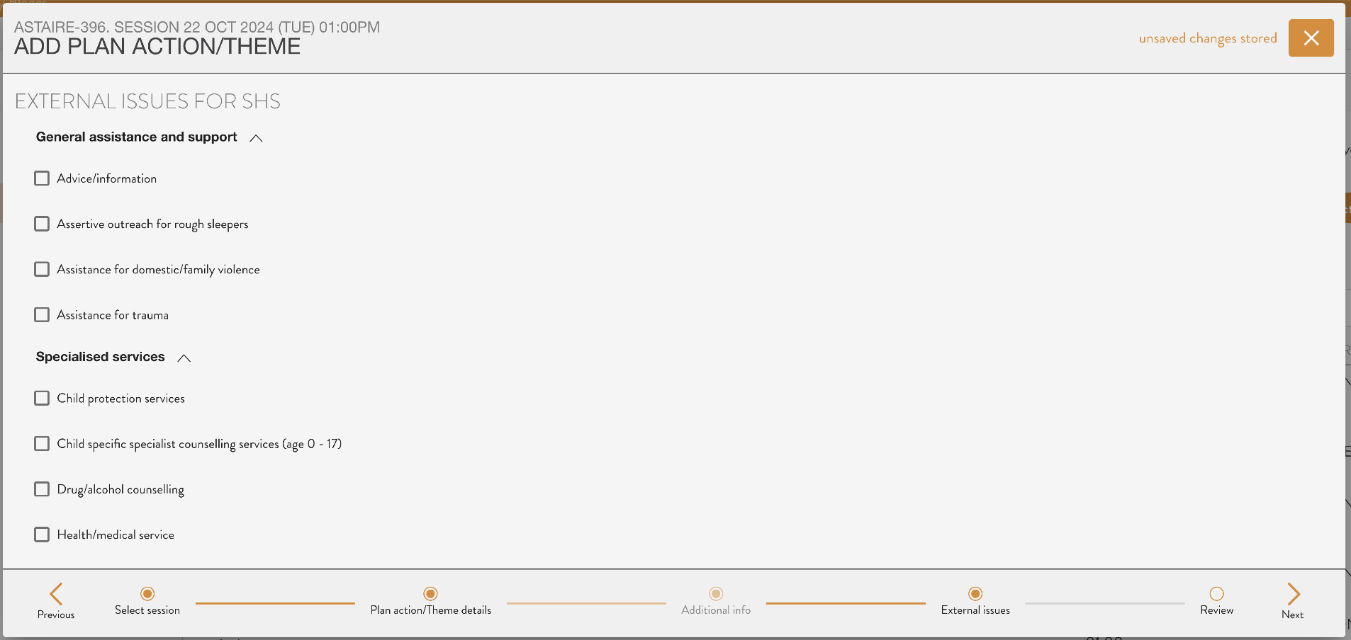 AIHW Specialist Homelessness Services (SHS) Validata integration - CSnet