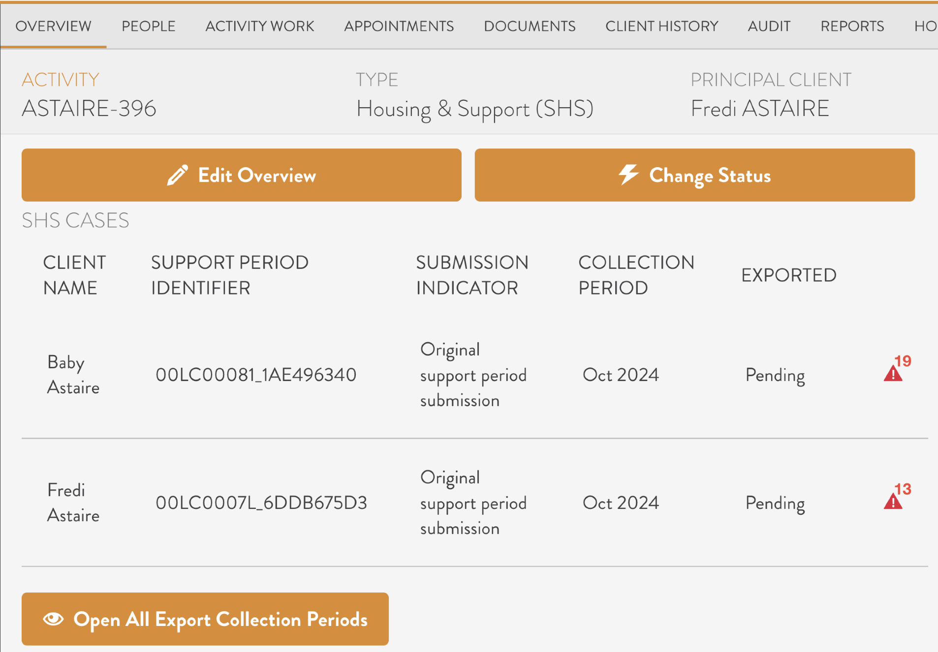 AIHW Specialist Homelessness Services (SHS) Validata integration - CSnet